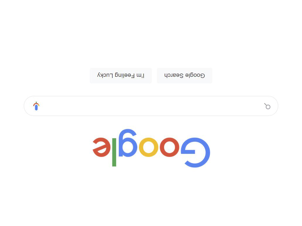 Google al revés — Jugar en elgooG